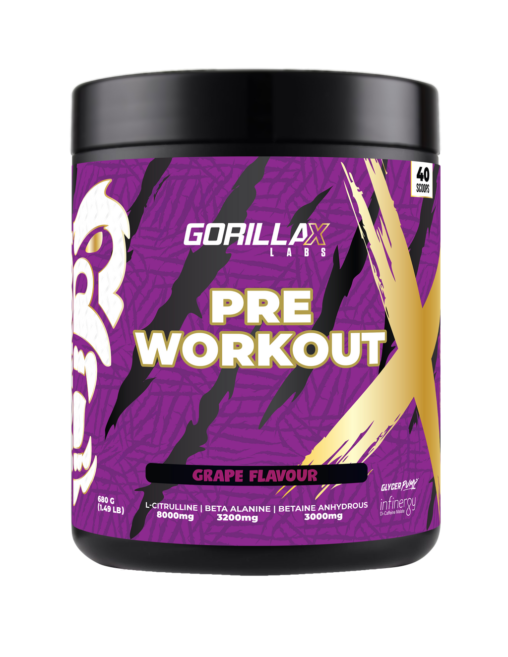 GORILLA X LABS PRE WORKOUT – Team Flex