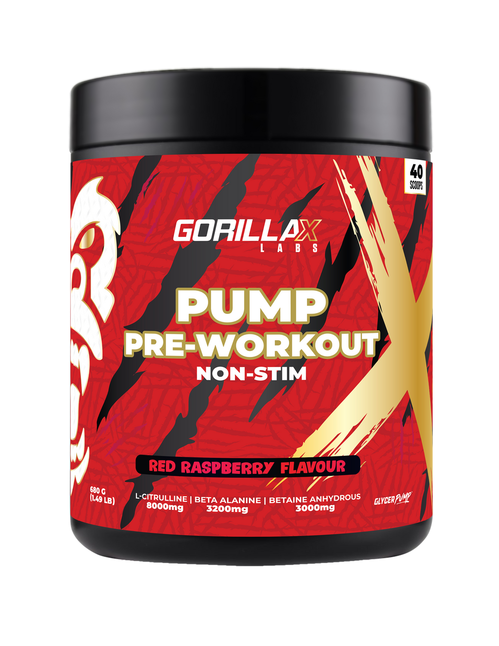 GORILLA X LABS PUMP PRE WORKOUT – Team Flex