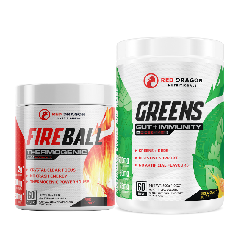 RED DRAGON GREENS & FIREBALL STACK – Team Flex