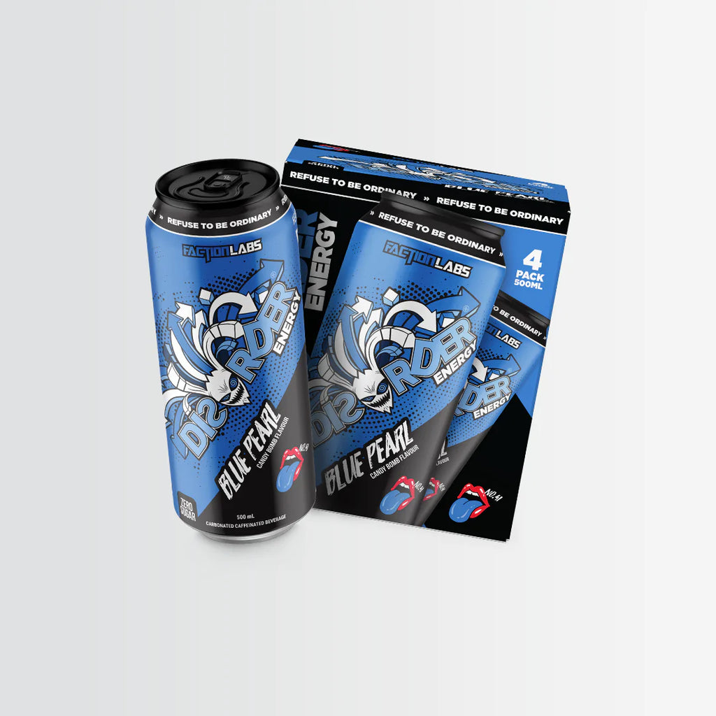 FACTION LABS DISORDER ENERGY DRINK 4 PACK – Team Flex
