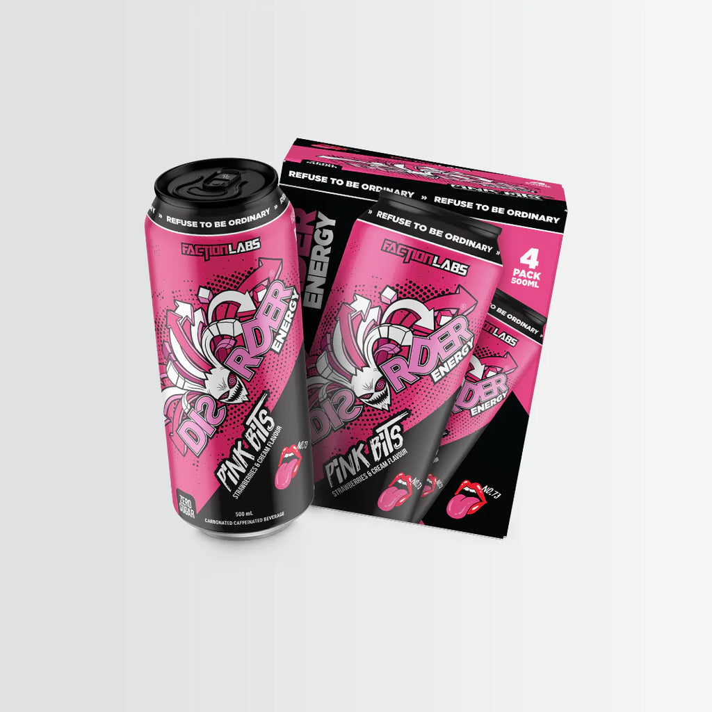 FACTION LABS DISORDER ENERGY DRINK 4 PACK – Team Flex