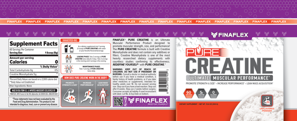 FINAFLEX PURE CREATINE – Team Flex